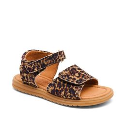bisgaard M&auml;dchen Sandale &raquo;Andrea&laquo; Sommerschuh, M&auml;dchen Schuh mit Klett, Gr&ouml;&szlig;enschablone zum Download braun 25