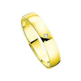 Firetti Unisex Trauring &raquo;Schmuck Geschenk Gold Hochzeit Ehering Trauring "LIEBE"&laquo; Made in Germany, wahlweise mit oder ohne Brillant gold 21, 0,01 SI =