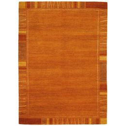 OCI DIE TEPPICHMARKE Wollteppich &raquo;Sensation Rekhi&laquo; rechteckig 6 mm H&ouml;he handgekn&uuml;pft, Nepal, reine Wolle, Wohnzimmer rosa Seide, Wolle B : 200cm 1 Stk