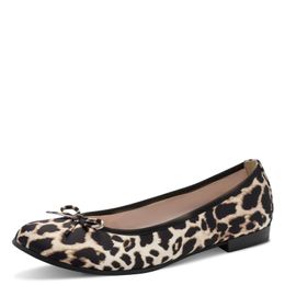 Tamaris Damen Ballerina , Schlupfschuh, Fr&uuml;hlingsschuh, Businessschuh im Animal Look 38