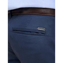 Jack & Jones PlusSize Jack & Jones Plussize Herren Jack & Jones PlusSize Chinoshorts &raquo;JPSTBOWIE JJSHORTS SOLID SN PLS&laquo; mit Umschlag blau 46 (6XL), N-Gr