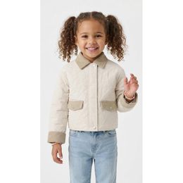 Kids Only M&auml;dchen KIDS Only Steppjacke &raquo;KOGROSALINA QUILTED MIX JACKET VD OTW&laquo; mit kontrastfarbigen Besetzen beige 134