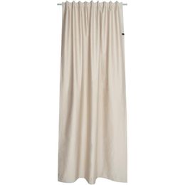Sch&ouml;ner Wohnen Kollektion SCH&Ouml;NER WOHNEN-Kollektion Vorhang &raquo;Soft&laquo; Multifunktionsband 1 Stk. tlg. mit Lederapplikation beige Jacquard, Polyester 250cm, Multifunktionsband, 