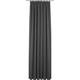 Adam Vorhang &raquo;Uni Collection&laquo; Kr&auml;uselband 1 Stk. tlg. aus 100% Bio-Baumwolle, Vorhang nach Wunschma&szlig; gr&uuml;n Baumwolle (Bio-Baumwolle) 145cm, Kr&auml;uselband, 