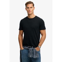 Superdry Herren Rundhalsshirt &raquo;CLASSIC ESSENTIAL TEE&laquo; Relaxed Fit, aus Baumwolle und Single Jersey, mit Rundhalsausschnitt schwarz M