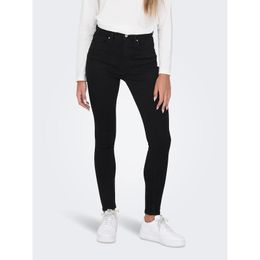 Only Damen Only Skinny-fit-Jeans &raquo;ONLMILA HW SK ANK DNM BJ380 NOOS&laquo; schwarz 32, L&auml;nge 32