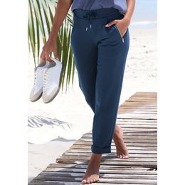 Beachtime By Lascana Damen Beachtime by Lascana Schlupfhose &raquo;aus weichem, leichten Material f&uuml;r den Sommer&laquo; bequeme Joggpant mit geradem Bein, l&auml;ssige