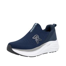 Rieker Sport Herren RIEKER Sport Slipper Slipper, Schlupfschuh, Freizeitsneaker mit socken&auml;hnlichem Einstieg blau 45