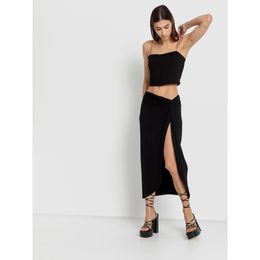 Lscn By Lascana Damen LSCN by LASCANA Spaghettitop Set, und Midirock, 2 Stk. und Midirock schwarz 42