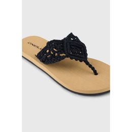 O`Neill O'neill Damen O'Neill Zehentrenner &raquo;DITSY CROCHET SANDALS&laquo; Sommerschuh, Sandale, Schlappen, mit Gummilaufsohle 36