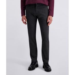 Pierre Cardin Herren 5-Pocket-Hose &raquo;PC-Lyon&laquo; fein gemusterst grau 33, L&auml;nge 34
