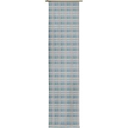 WIRTH Schiebegardine &raquo;Laufenberg&laquo; Paneelwagen 1 Stk. tlg. blau Jacquard, Baumwolle, Polyester 145cm, Paneelwagen, 60cm