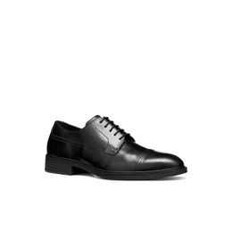 Geox Herren Schn&uuml;rschuh &raquo;U THORIAN&laquo; Anzugschuh, Abendschuh, Businessschuh mit eleganten Ziern&auml;hten schwarz 45