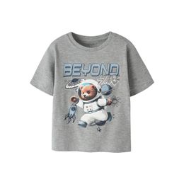 name it Jungen T-Shirt &raquo;NMMDIFUS SS NREG TOP BOX&laquo; grau 98