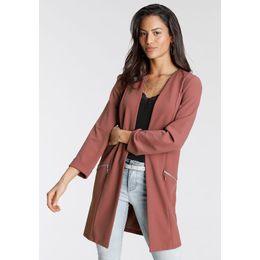 Laura Scott Damen Longblazer mit Rei&szlig;verschl&uuml;ssen bunt 44