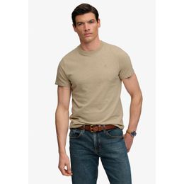 Superdry Herren Rundhalsshirt &raquo;ESSENTIAL SDCO LOGO EMB TEE&laquo; Baumwolle, regular fit beige XL