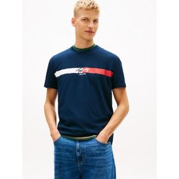 Tommy Jeans Herren T-Shirt &raquo;TJM REGULAR FIT SIGNATURE STRIPE&laquo; mit Label-Print 3XL