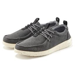 John Devin Herren Sneaker &raquo;Slip-On-Sneaker&laquo; Sneaker, Freizeitschuh, Halbschuh, Slipper VEGAN grau 41