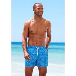 Bench. Herren Badehose mit modernem Logoschriftzug blau XL, N-Gr