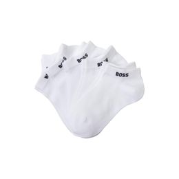 BOSS Damen BOSS Sneakersocken &raquo;5P AS Logo CC W&laquo; Packung, 5er, 5 Stk. tlg. mit BOSS-Logoschriftzug wei&szlig; 39-42