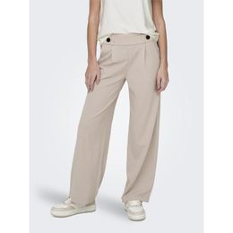 Jacqueline de Yong Jdy Damen JDY Jerseyhose &raquo;JDYGEGGO NEW LONG PANT JRS NOOS&laquo; Materialmix grau M (38), L&auml;nge 32