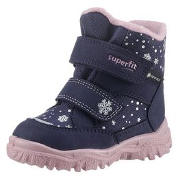 Superfit M&auml;dchen Winterboots &raquo;HUSKY1, WMS: mittel&laquo; Snowboots mit wasserdichtem GORE TEX, Gr&ouml;&szlig;enschablone zum Download blau 29