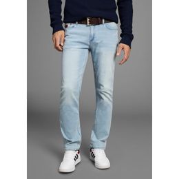 Bruno Banani Herren Straight-Jeans &raquo;Hutch&laquo; gerade geschnittenes Bein, niedrige Leibh&ouml;he, regul&auml;re Passform blau 29, L&auml;nge 30