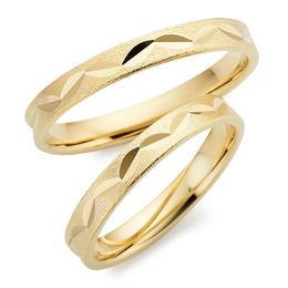Phoenix Ph&ouml;nix Unisex Trauring &raquo;Schmuck Partnerring Ehering Verlobungsring Freundschaftsring&laquo; Made in Germany - wahlweise mit oder ohne Brillant gold 62, 