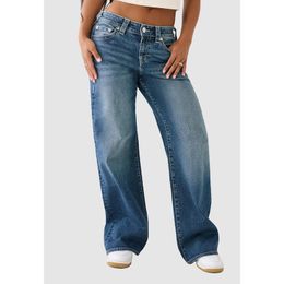 True Religion Damen Loose-fit-Jeans &raquo;BOBBI BAGGY JEAN&laquo; Baumwollmischung, loose fit, regular waist 27, N-Gr