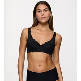 Triumph Balconette-BH &raquo;Amourette&laquo; Stretch-Spitze, weich, feminin, breite Tr&auml;ger schwarz 70, Cup D Balconette-BH