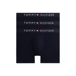 Tommy Hilfiger Underwear Herren Boxer 3 Stk. 3er Pack, mit Stretch blau L (52), 3 Stk.