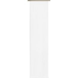WIRTH Schiebegardine &raquo;Newbury&laquo; Klettband 1 Stk. tlg. Ohne Befestigungszubeh&ouml;r, Breite: 57 cm wei&szlig; Jacquard, Baumwolle, Polyester 145cm, Klettband, 57cm