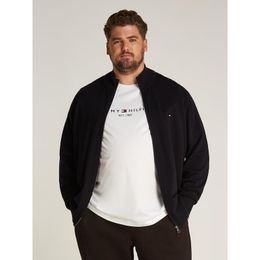 Tommy Hilfiger Big & Tall Tommy Hilfiger Big & Tall Herren Cardigan &raquo;BT-PIMA ORG CTN CASHMERE ZTHRU-B&laquo; schwarz 5XL