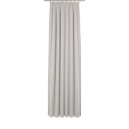 WIRTH Vorhang &raquo;Berwick&laquo; Kr&auml;uselband 1 Stk. tlg. braun Jacquard, Baumwolle, Polyester 145cm, Kr&auml;uselband, 132cm