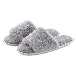 Vivance Dreams By Lascana Damen Vivance Dreams by Lascana Pantolette &raquo;Hausschuh, Pantoffel,&laquo; mit kuscheligem, warmen Fellimitat VEGAN grau 36/37
