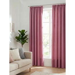WIRTH Vorhang &raquo;Dim out&laquo; Kr&auml;uselband 1 Stk. tlg. lila Polyester 150cm, Kr&auml;uselband, 145cm