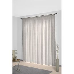 WIRTH Vorhang &raquo;Telfort&laquo; Multifunktionsband 1 Stk. tlg. braun Jacquard, Baumwolle, Polyester 145cm, Multifunktionsband, 132cm