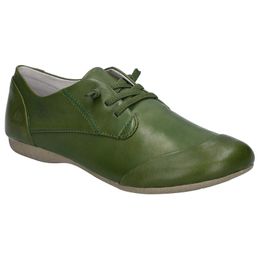 Josef Seibel Damen Slipper &raquo;Fiona 01&laquo; Komfortschuh, Schlupfschuh mit elastischer Zierschn&uuml;rung gr&uuml;n 40