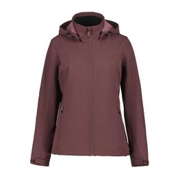 Icepeak Damen Softshelljacke &raquo;Icepeak BRENHAM&laquo; mit Kapuze Winddicht & Wasserabweisend & Atmungsaktiv 36