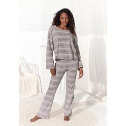 s.Oliver Damen s.Oliver Pyjamaoberteil 1-teilig, mit Babylock-Details 36/38
