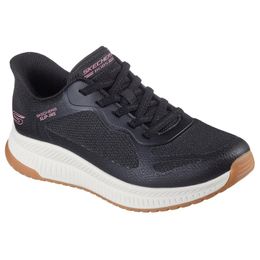 Skechers Damen Slip-On Sneaker &raquo;BOBS SQUAD 4&laquo; Slipper, Freizeitschuh, Halbschuh mit Memory Foam schwarz 35