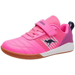 Kangaroos M&auml;dchen Kangaroos Hallenschuh &raquo;K5-SUPER COURT EV&laquo; Indoor Sportschuhe f&uuml;r Kinder und Jugendliche, mit Klettverschluss rosa 31