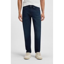 BOSS Orange Herren BOSS Orange Tapered-fit-Jeans &raquo;Onyx Comfor Fit Denim&laquo; Regular Tapered Fit, Stretch-Denim, Mittlere Bundh&ouml;he blau 33, L&auml;nge 34