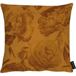 Apelt Dekokissen &raquo;5255&laquo; im Damastmuster, Kissenh&uuml;lle ohne F&uuml;llung, 1 St&uuml;ck orange Baumwolle B/L: 49cm x 49cm, 1 Stk.