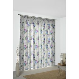 WIRTH Vorhang &raquo;Montrose&laquo; Kr&auml;uselband 1 Stk. tlg. lila Polyester 150cm, Kr&auml;uselband, 145cm