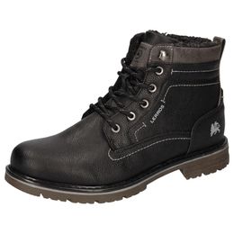 Lerros Herren Lerros Winterboots Winterstiefel mit Warmfutter schwarz 44