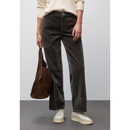 Street One Damen Street One Cordhose Straight Leg, Mid Waist braun 40, L&auml;nge 30