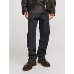 Jack & Jones Jack & Jones Herren Relax-fit-Jeans &raquo;JJIEDDIE mit hoher Taille und lockerer Passform&laquo; Baumwolle, relaxed fit schwarz 32, L&auml;nge 34