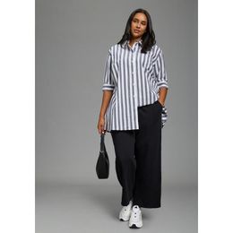 Laura Scott Curve Damen Laura Scott CURVE Klassische Bluse &raquo;Gro&szlig;e Gr&ouml;&szlig;en&laquo; femininer Stil, aus Baumwolle, Polyester und Elasthan 46