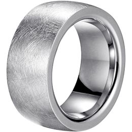 Firetti Fingerring &raquo;Schmuck Geschenk Edelstahl Ring Damenring Herrenring Ice&laquo; silber 62, Edelstahl, 11mm
